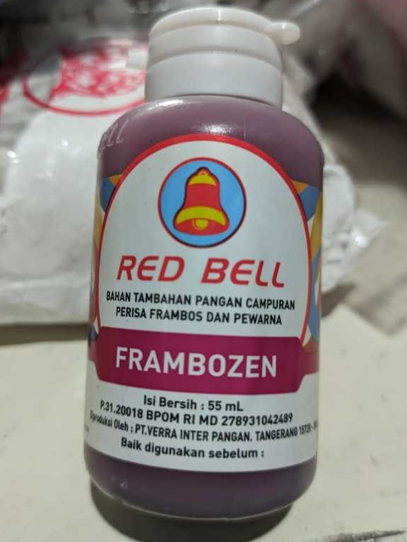 Jual Red Bell Perisa dan Pewarna Makanan 55ml | Shopee Indonesia