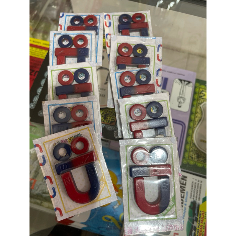 Jual Magnet paket belajar / magnet U batang dan lingkar | Shopee Indonesia