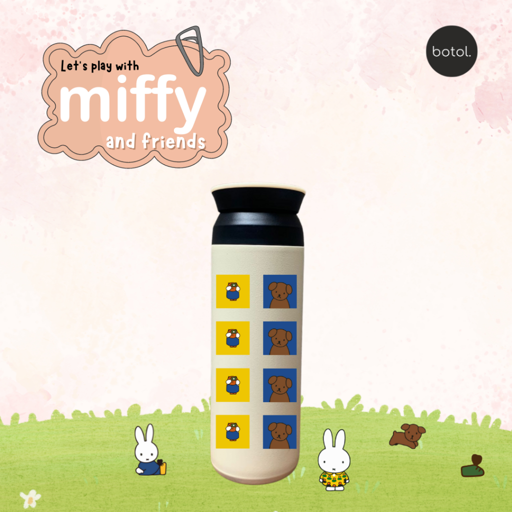 Jual Botol by DOT Tumbler Custom Nama / Tumbler Torki Miffy / Botol Minum Custom 500ml / Vacuum ...