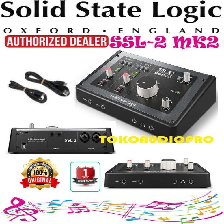 Jual SSL 2 MKII Solid State Logic SSL-2 Mk2 Audio Interface Soundcard SSL2 Mk2 | Shopee Indonesia