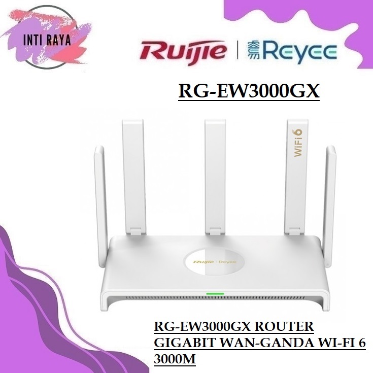 Jual Ruiji RG-EW3000GX Wi-Fi 6 Dual-band Gigabit Mesh Router | Shopee ...
