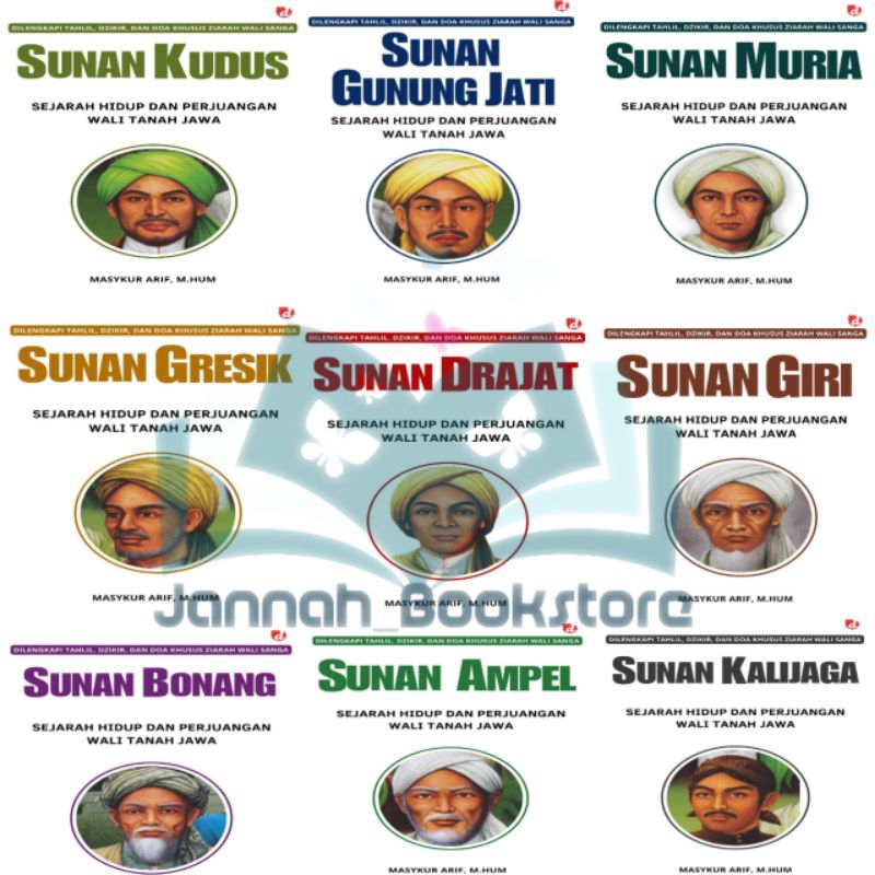 Jual Buku Seri Wali Songo Sejarah Hidup dan Perjuangan Wali Tanah Jawa (Sunan Kalijaga,Sunan ...