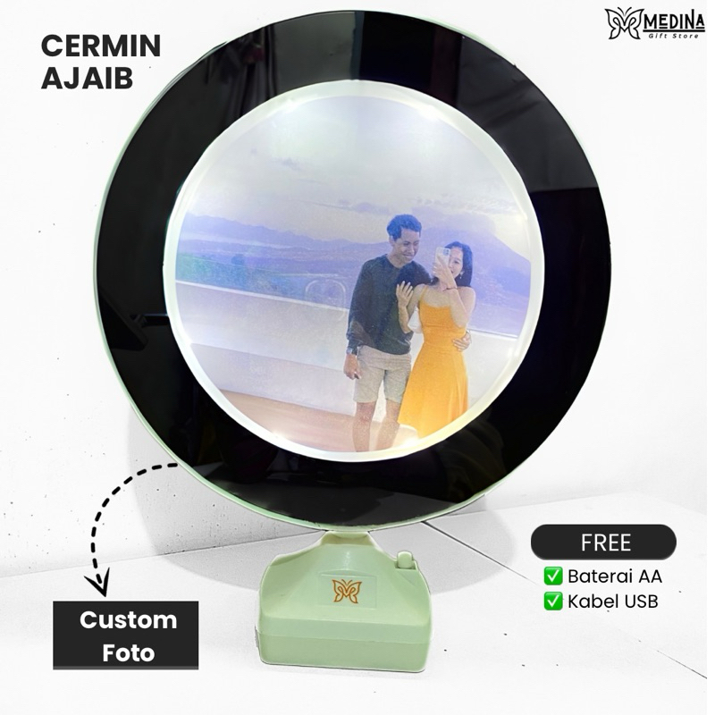 Jual SEHARI JADI | Cermin Magic Custom Foto Kado Ulang Tahun / Kado ...