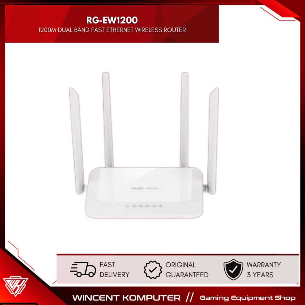 Jual Ruijie Reyee RG-EW1200 AC1200 Dual Band Wireless Router | Shopee ...