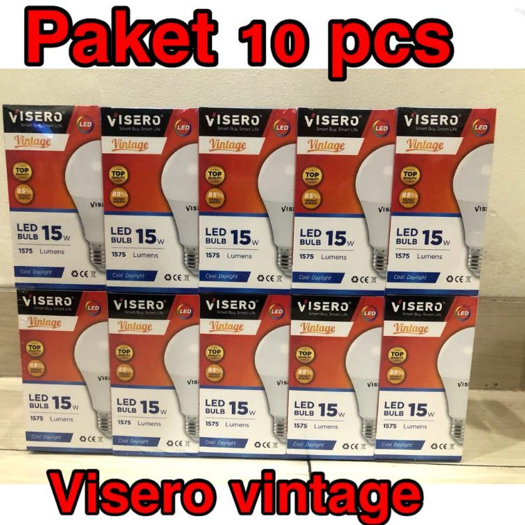 Jual BOHLAM LED / LAMPU LED VISERO VINTAGE PAKET 10PCS | Shopee Indonesia
