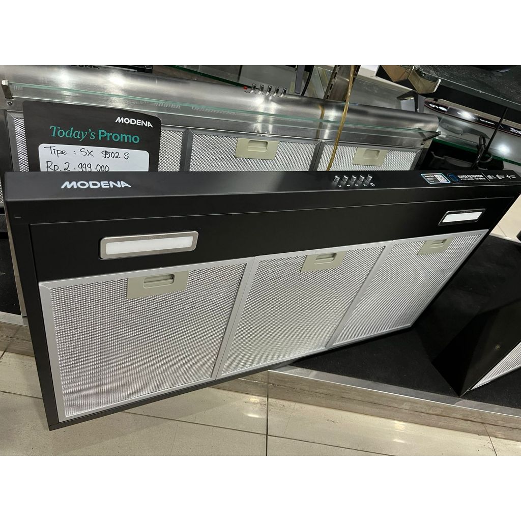 Jual Modena Cooker Hood Slim 90 cm PX 0921 DBBK | Shopee Indonesia