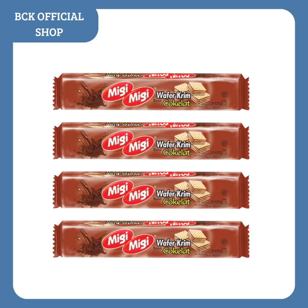 Jual Migi Migi Wafer Rasa Coklat 10*10gr (pack) | Shopee Indonesia