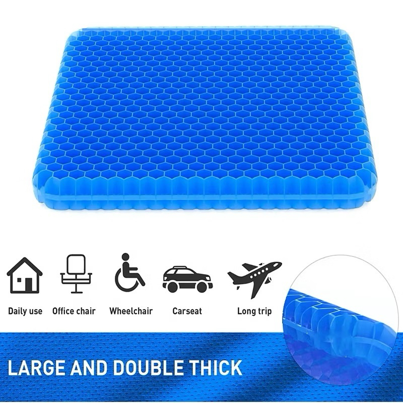 Jual Alas Duduk Silikon Gel Bantal Jok Kursi Lantai Empuk Sitter ...