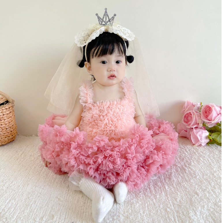 Jual A027 Little Gwen - Premium Princess Dress Korean baby gown tutu ...