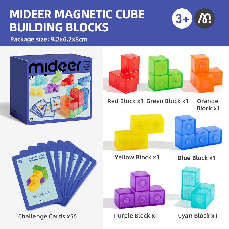 Jual mideer magnetic cube building block | Shopee Indonesia