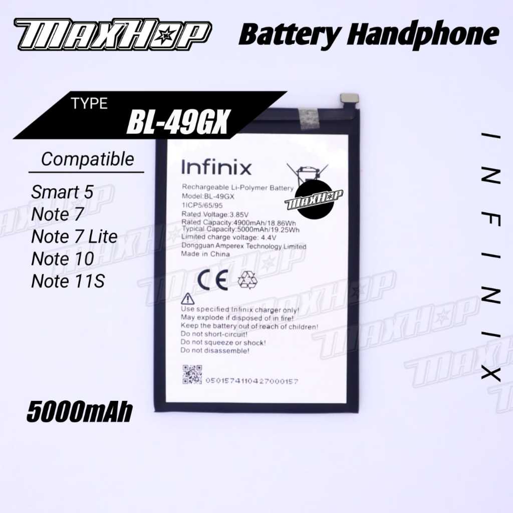 Jual Baterai Infinix Smart 5 / Note 7 / Note 7 Lite / Note 10 / Note ...