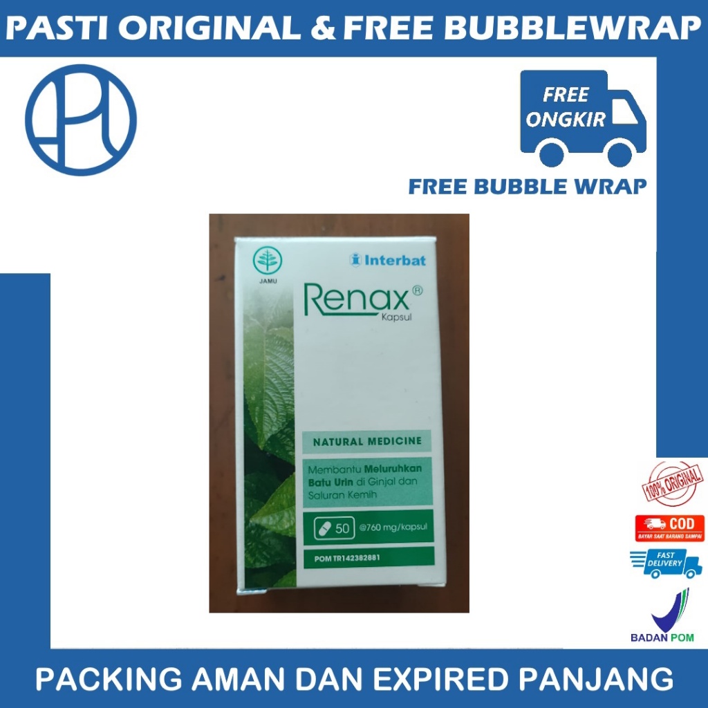 Jual RENAX ISI 50 KAPSUL PER BOTOL | Shopee Indonesia