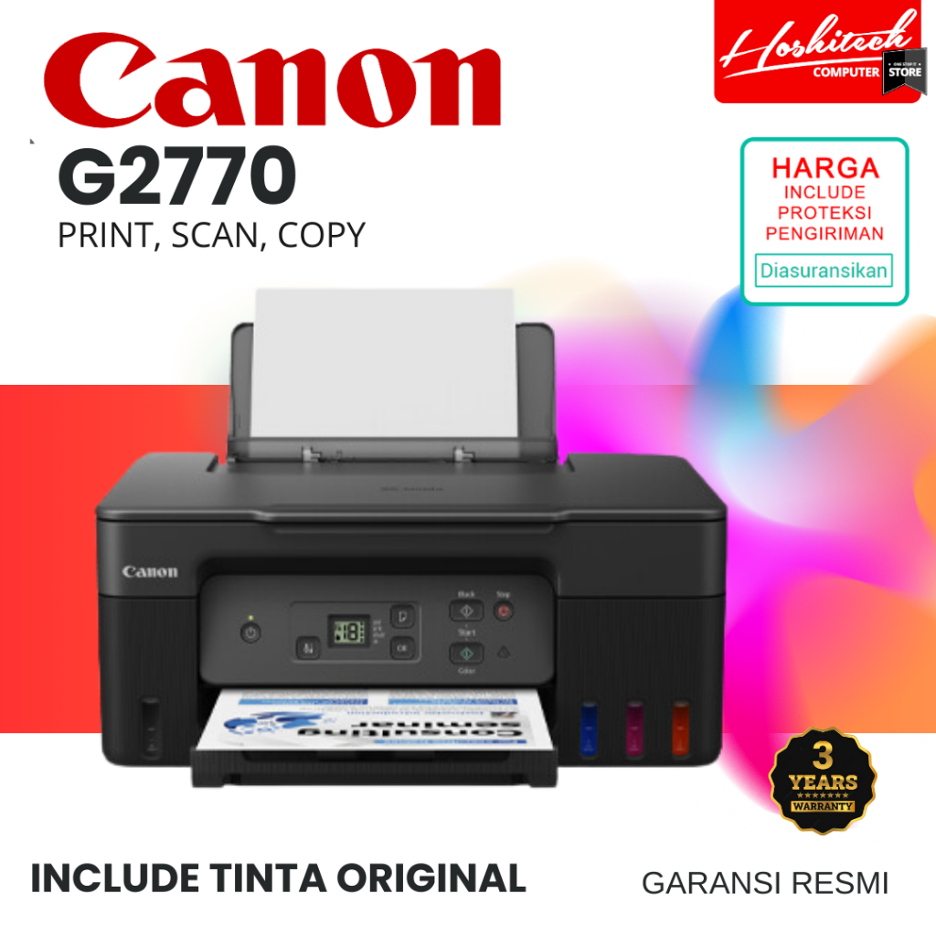 Jual Printer Canon G2770 Print Scan Copy tinta cartridge original Resmi ...