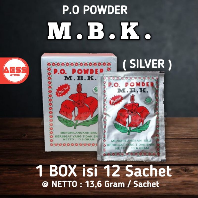 Jual MBK powder SILVER 1 BOX isi 12 sachet | Shopee Indonesia