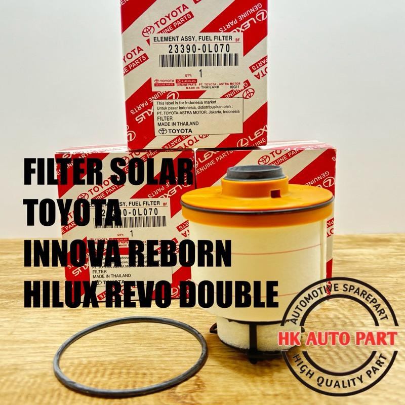 Jual FILTER SOLAR INNOVA REBORN DIESEL HILUX REVO TAHUN 2016 KE ATAS ...