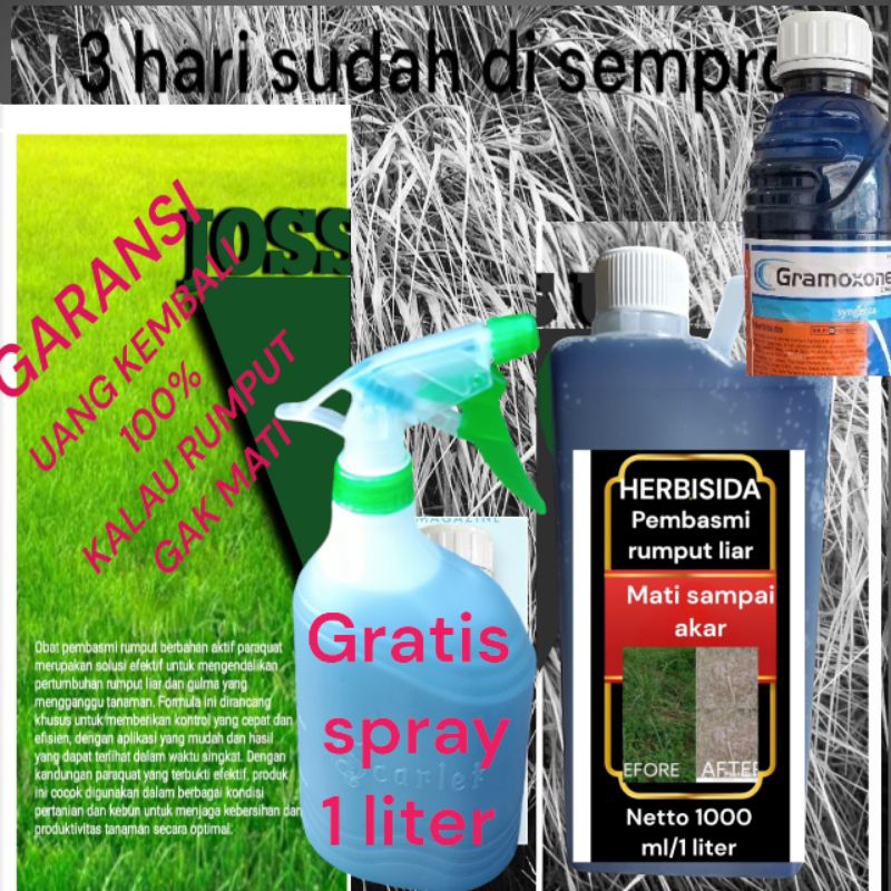 Jual CAIRAN PEMBASMI RUMPUT LIAR | GULMA | ILALANG | 1 LITER GRATIS ...