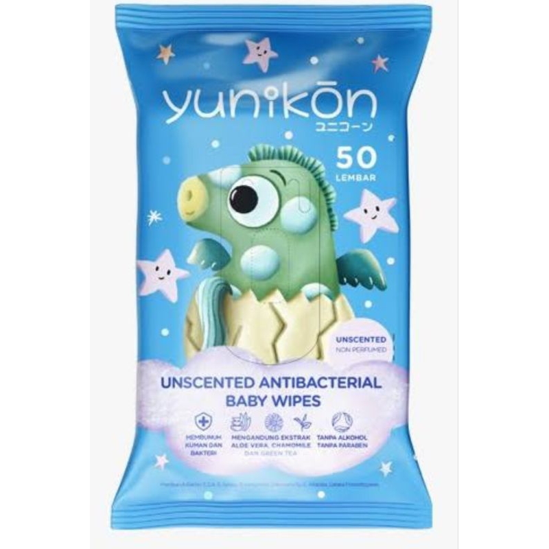 Jual Tissue Basah Yunikon Biru 50 Sheet | Shopee Indonesia