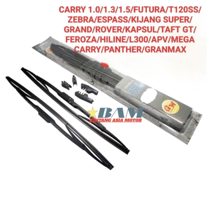 Jual KARET WIPER WIFER KIPAS KACA DEPAN CARRY FUTURA T120SS L300 KIJANG ...
