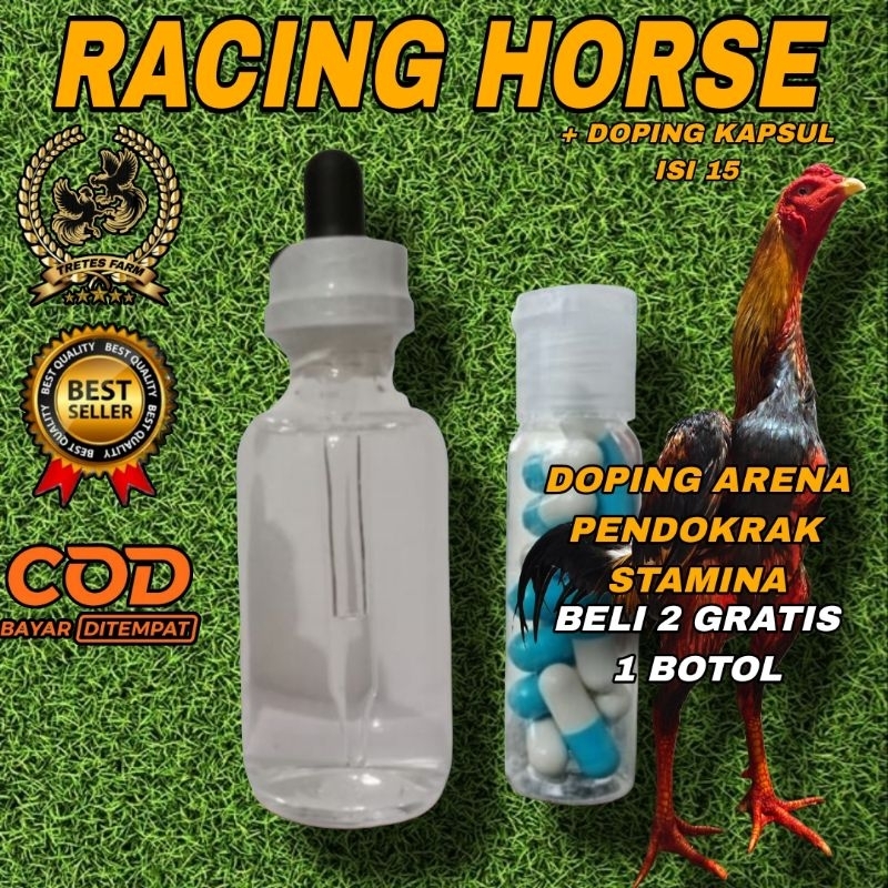 Jual paket doping racing horse 60ml + doping 15 kapsul original ...