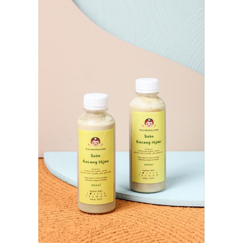 Jual Macaramel Kids Susu Almond Susu Kacang Hijau Thai Tea Green Tea ...