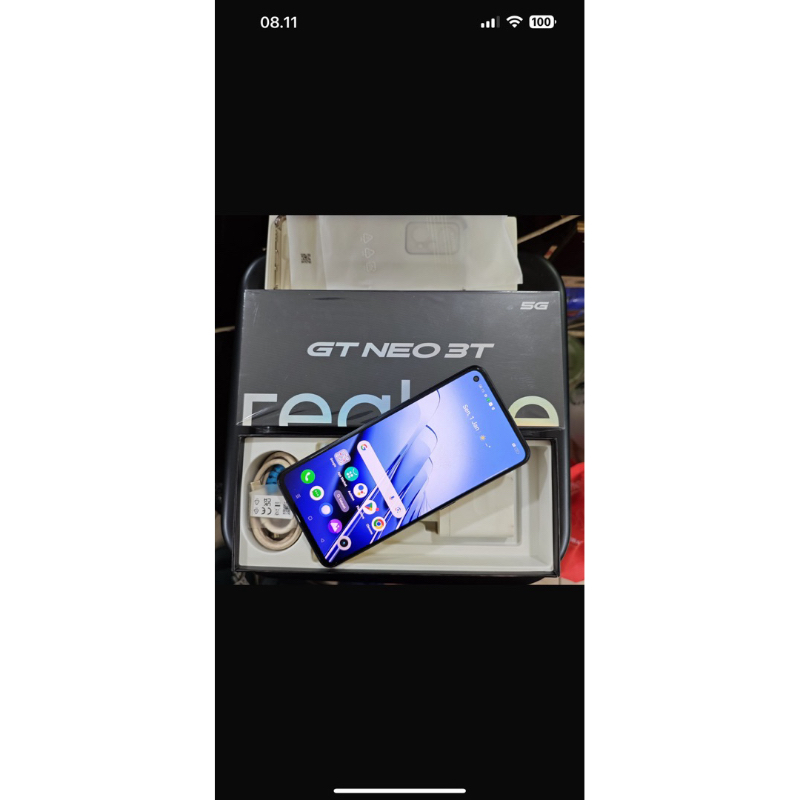 Jual Realme gt neo 3t ram 8/128 second fullset original | Shopee Indonesia