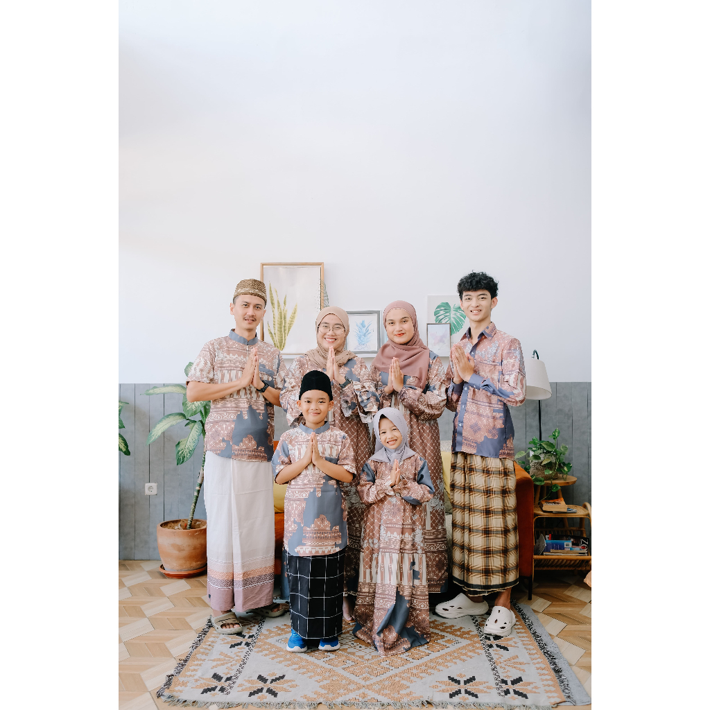 Jual BERSAMATEMANHIDUP - Baju Muslim Sarimbit // Arabic Brown // Raya ...
