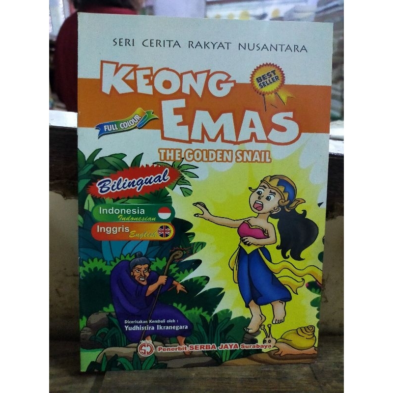 Jual cerita rakyat keong emas full colour | Shopee Indonesia