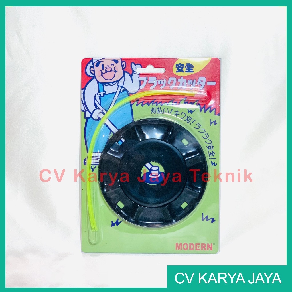 Jual Pisau Senar Potong Rumput Bulat Hitam / Tali Nylon Mesin Potong ...