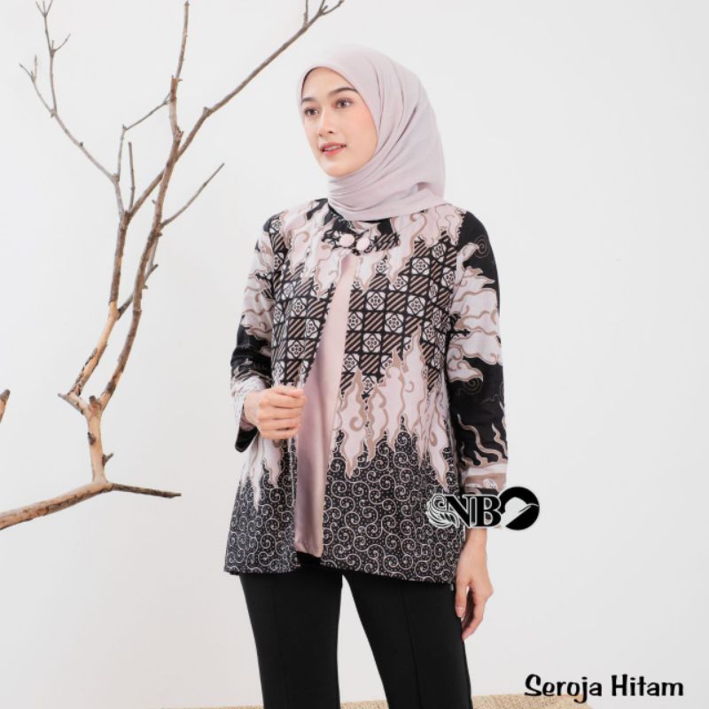 Jual Batik Wanita Modern Terbaru Dan Terlaris Model Bolero Baju Batik ...