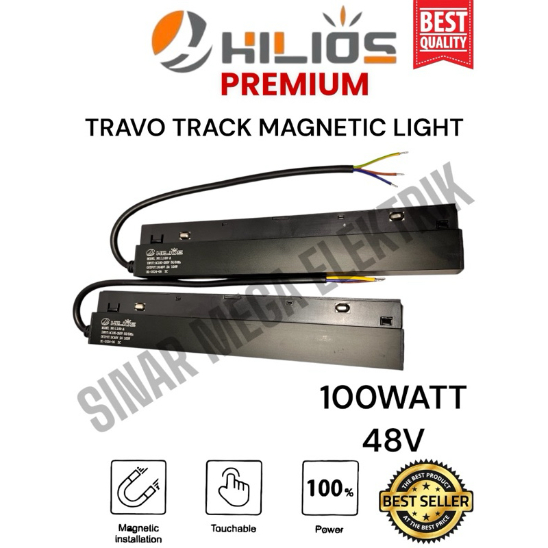 Jual TRAVO BALLAST ADAPTOR TRAFO MEREK HILIOS 100WATT 48VOLT MAGNETIC ...