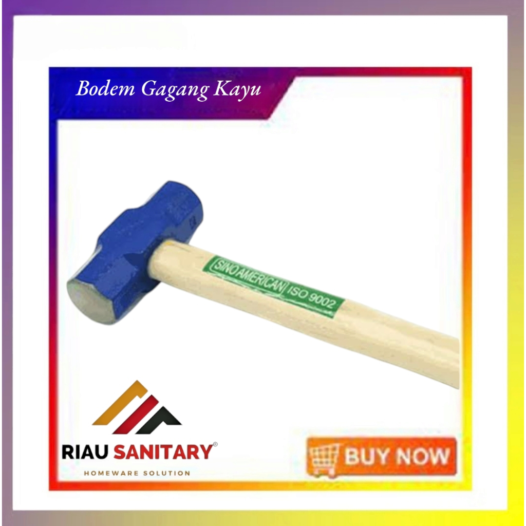 Jual bodem / palu batu gagang kayu / palu bodem bodam lbs | Shopee ...
