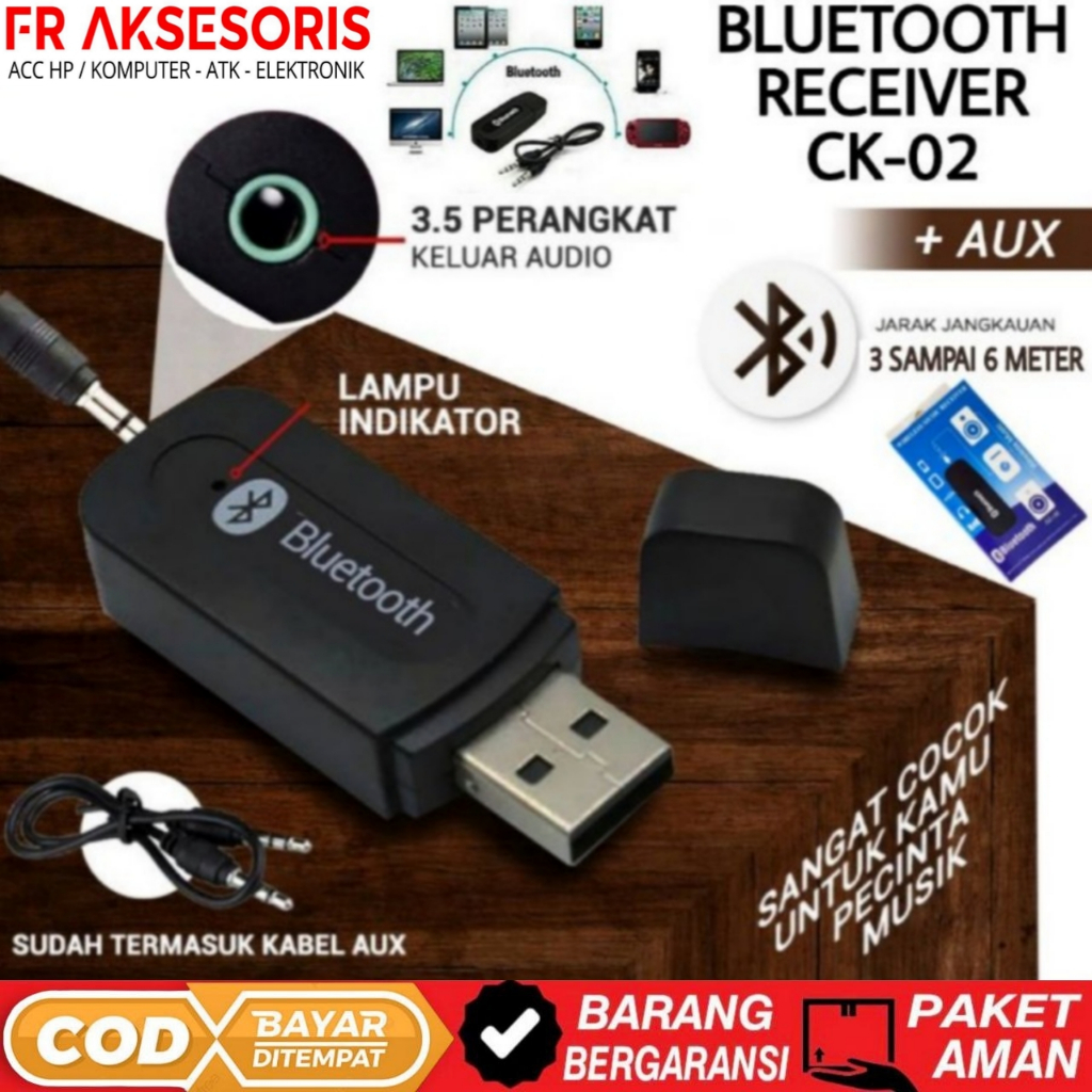 Jual AUDIO RECEIVER BLUETOOTH CK-02 WIRELESS USB BLUETOOTH MOBIL BT CK ...