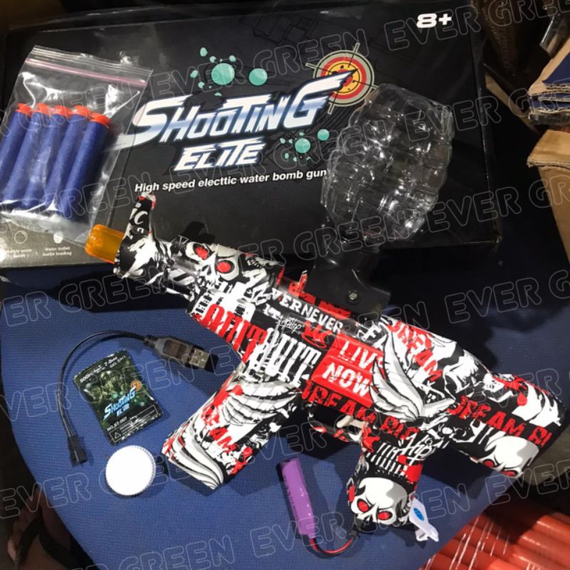Jual Mainan Tembak Tembakan HK416 Elektrik Watergel + Peluru Busa/Nerf ...
