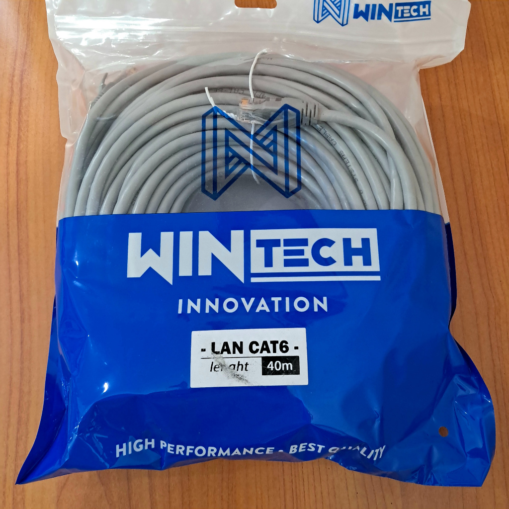 Jual KABEL LAN 40 METER 40M CAT 6 / KABEL LAN/UTP/JARINGAN RJ45 SIAP ...