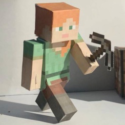 Jual Papercraft Minecraft Karakter Action Figure (bentuk jadi seperti ...