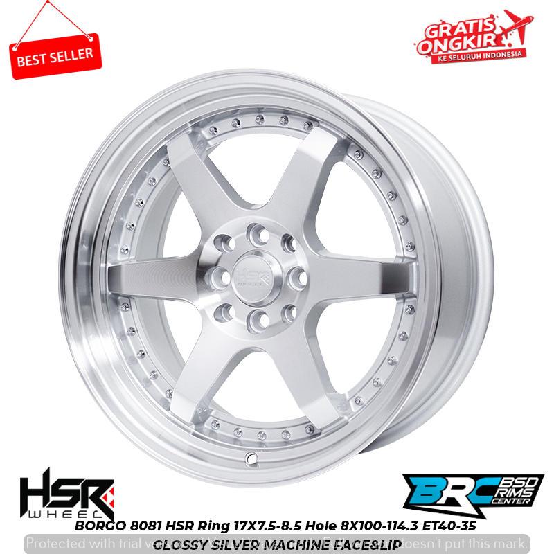 Jual Velg mobil racing hsr borgo ring 17 masuk buat mobil avanza xenia yaris mobilio livina ...