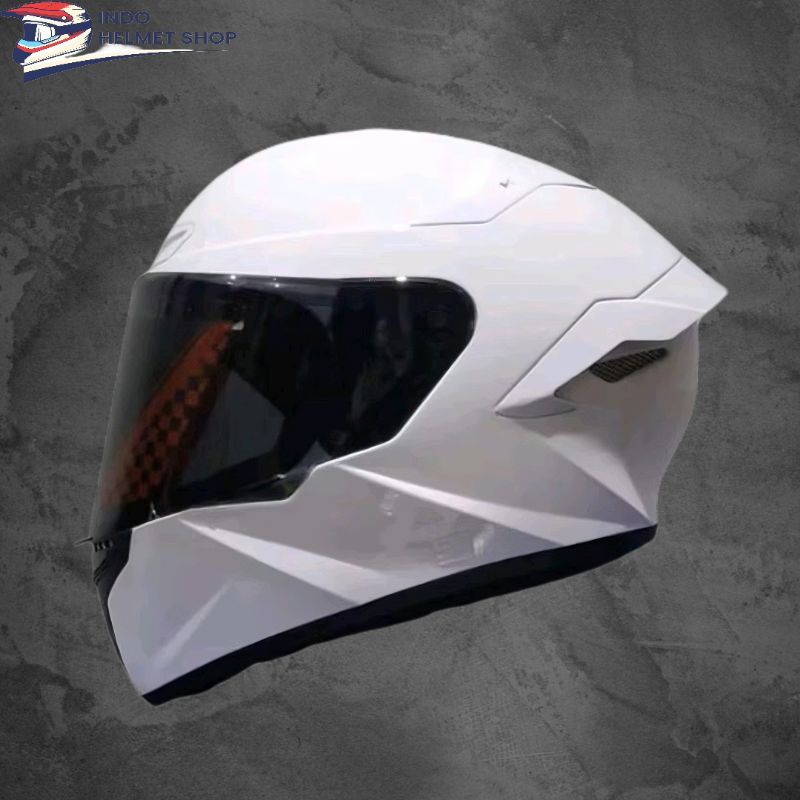 Jual HELM TTC KBR FULL FACE 100% ORIGINAL / Tttc Isle warna putih SNI ...
