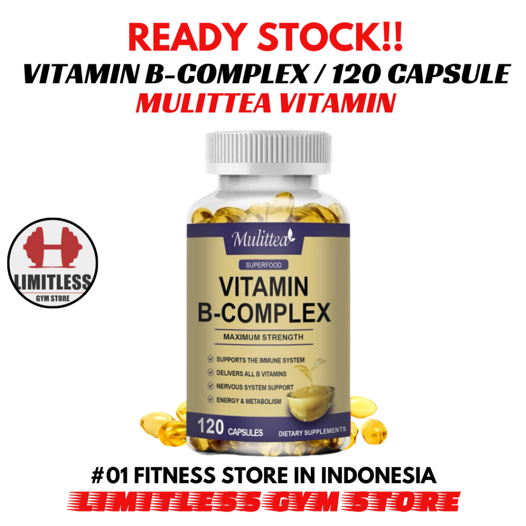 Jual [PROMO] VITAMIN Vitamin B Complex Capsule - 120 Kapsul B12 B6 ...