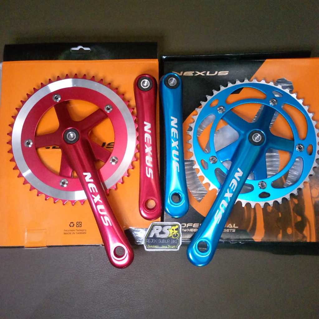 Jual crank nexus 46t full alloy BCD 130 arm 170 mm made in taiwan ...