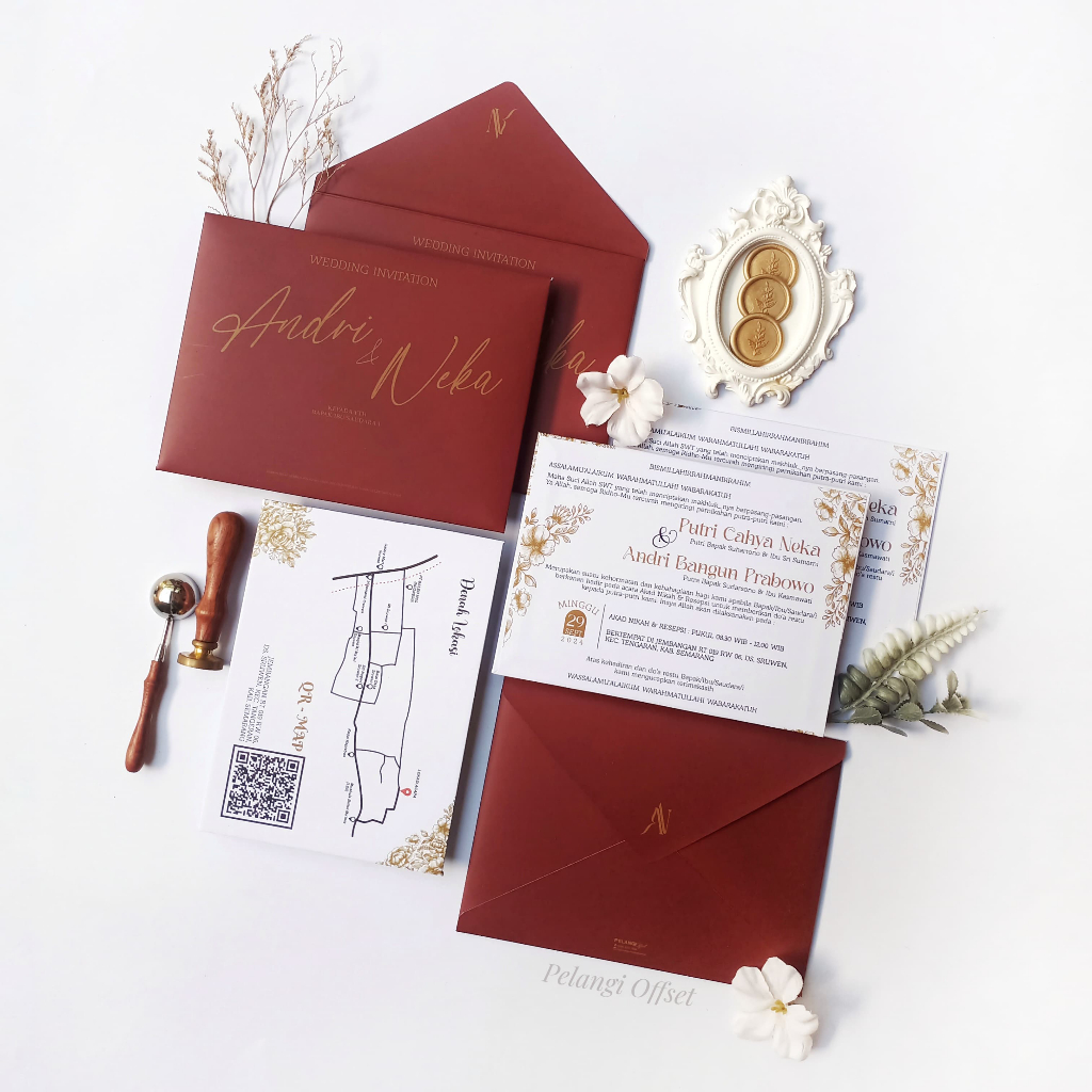 Jual UNDANGAN PERNIKAHAN AMPLOP MOTIF MINIMALIS PREMIUM | UNDANGAN ...