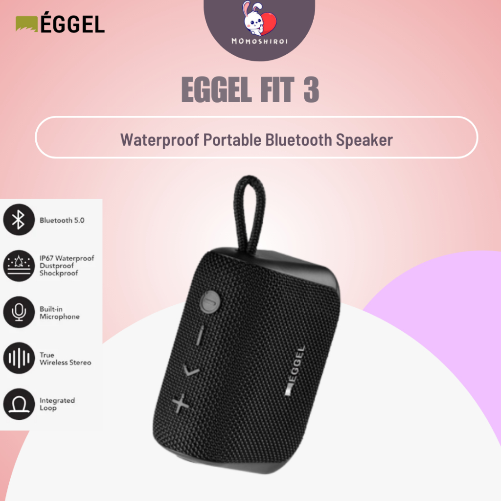 Jual Eggel Fit 3 Waterproof Portable Speaker Bluetooth Ori Garansi ...