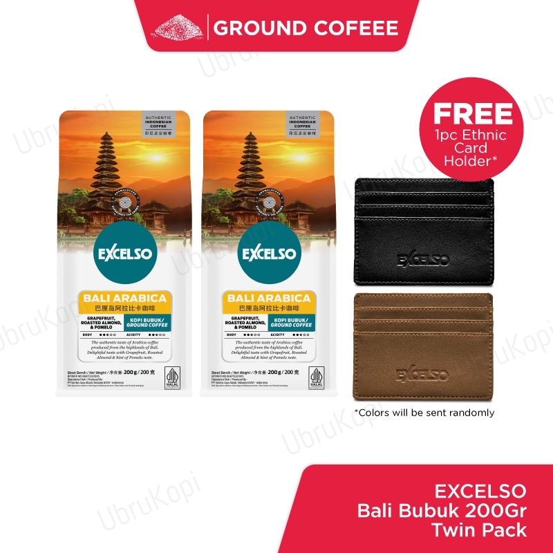 Jual Kopi Bubuk Excelso Bali Arabica 200gr Twin Pack | Shopee Indonesia