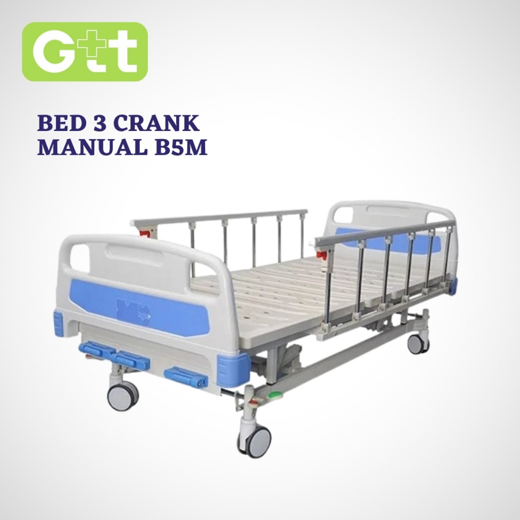 Jual GTT Bed 3 Crank Manual B5M Ranjang Tempat Tidur Rumah Sakit ICU | Shopee Indonesia