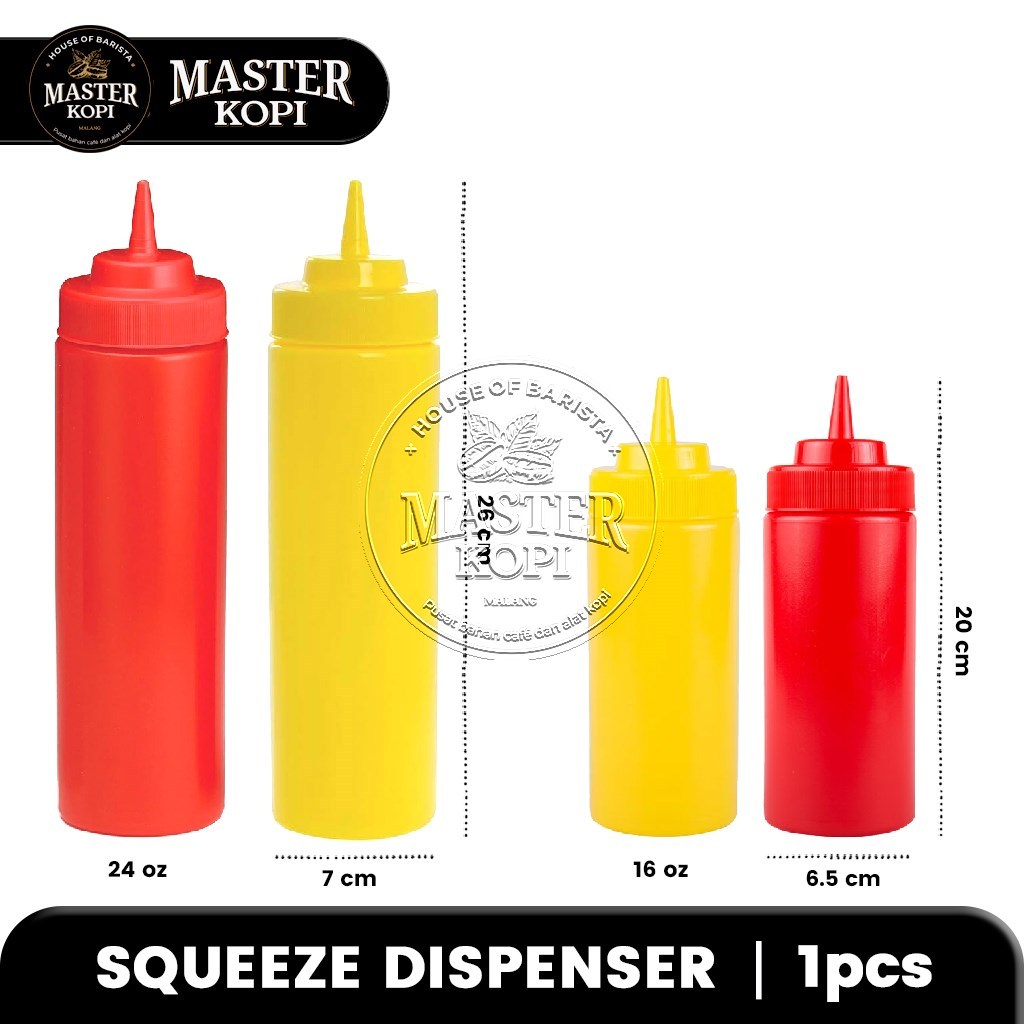 Jual Botol Saus Squeeze Dispenser Sauce Chocolate Mayo Plastik All ...