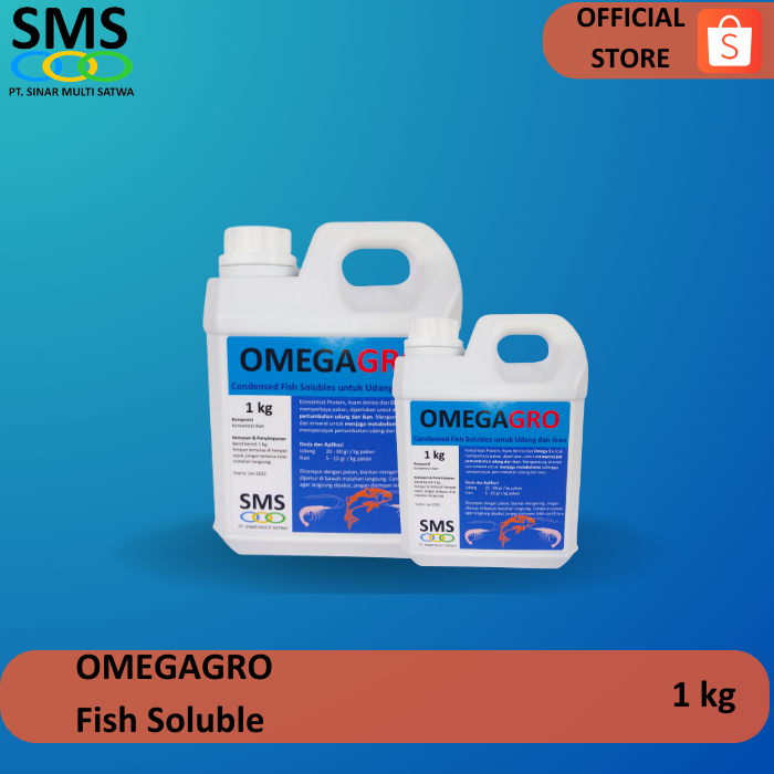 Jual OmegaGro Suplemen ikan dan udang/Omega Protein Untuk Ikan dan ...