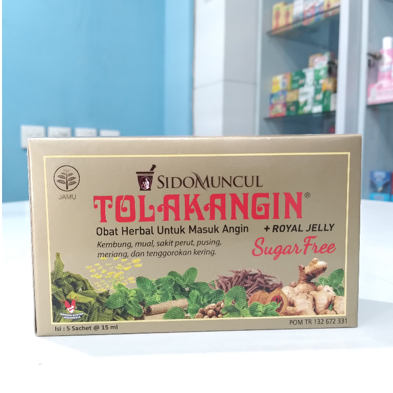 Jual TOLAK ANGIN Sugar Free, 1 Box @5 Sachet - Obat Masuk Angin ...