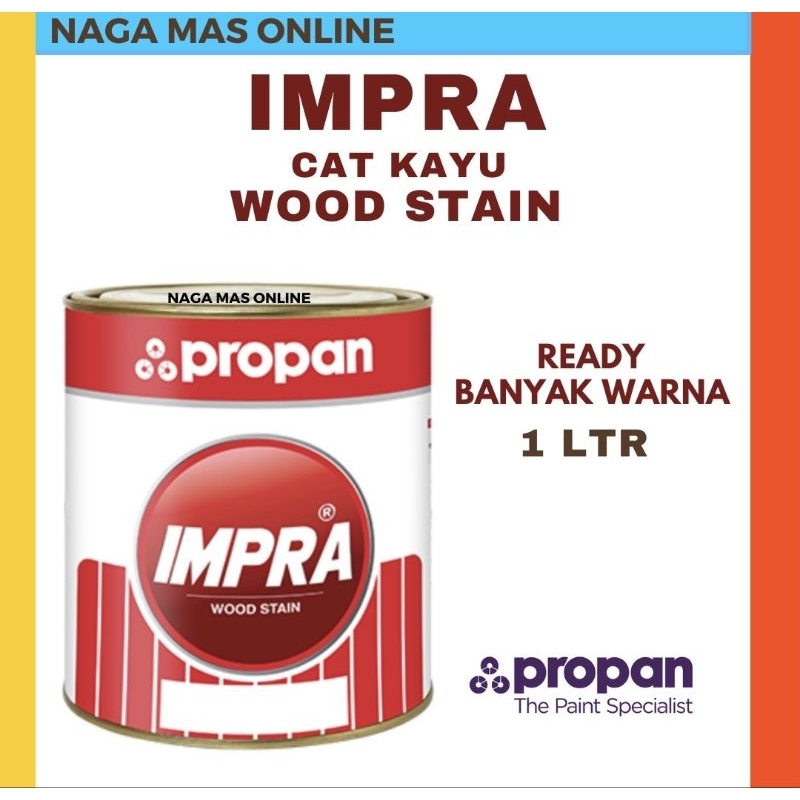 Jual IMPRA WOOD STAIN CAT KAYU PROPAN / PEWARNA KAYU WOOD STAIN PROPAN ...