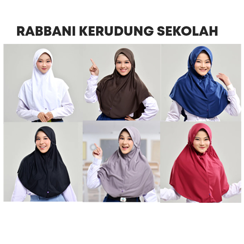 Jual Kerudung sekolah Rabbani lx innova | Shopee Indonesia