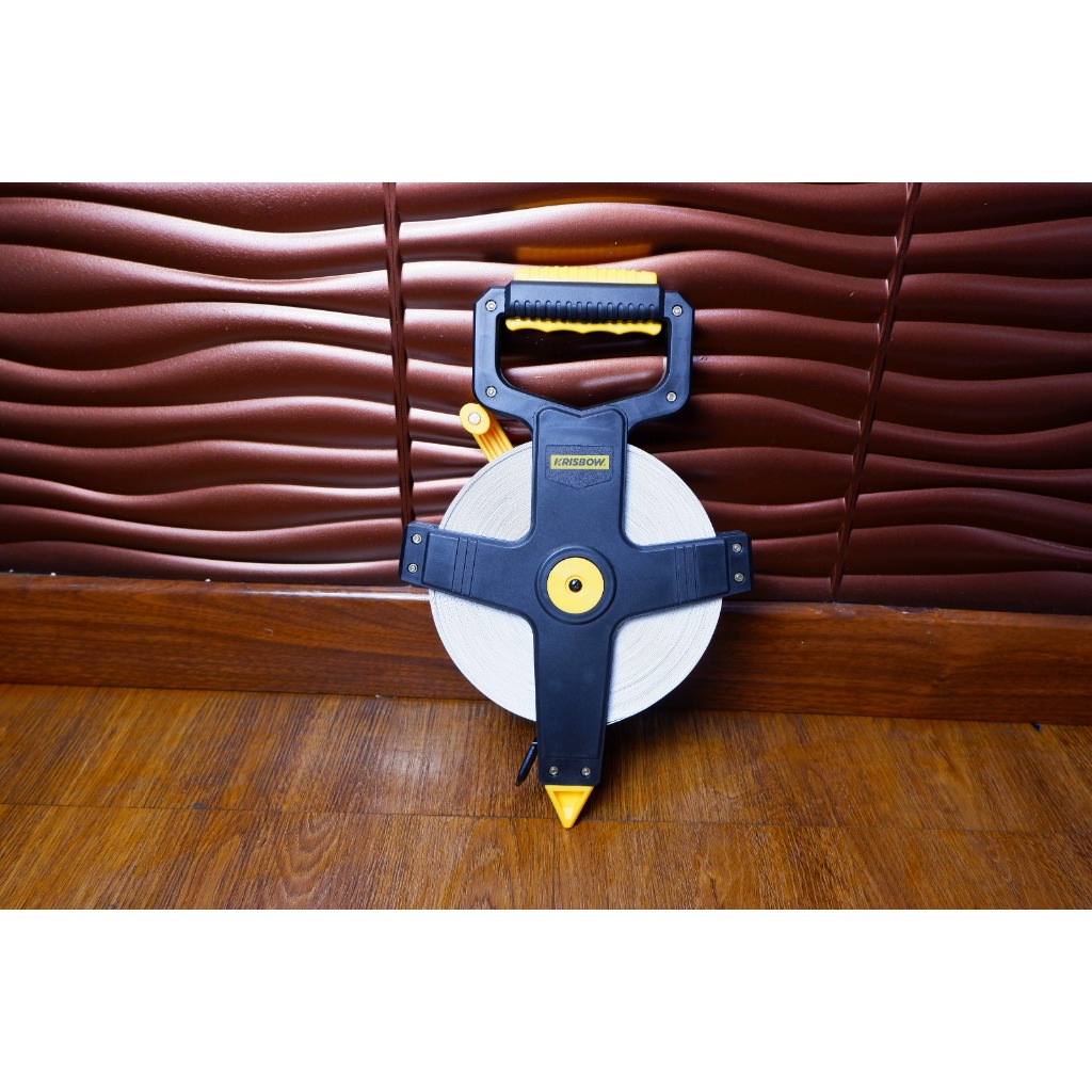 Jual Krisbow measuring tape 50m fiberglass | Shopee Indonesia