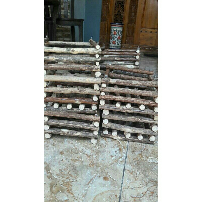 Jual pot anggrek kayu kopi/pot kayu ukuran 15x15 | Shopee Indonesia